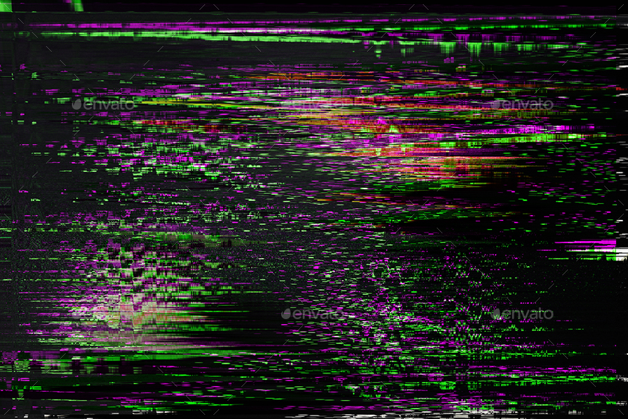 Glitch Noise Digital Glitches Backgrounds, Graphics | GraphicRiver